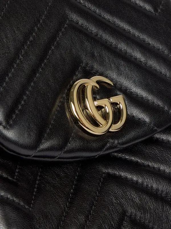 Gucci Gg Marmont Mini Leather Backpack