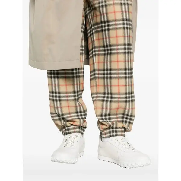 Burberry Neutrals Trousers Track Pants