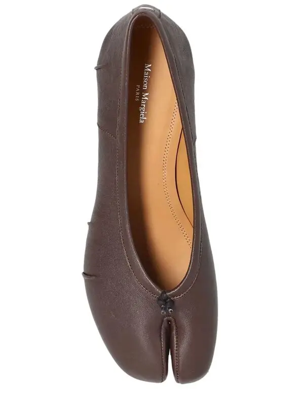 MAISON MARGIELA Tabi Ballet Flats - Brown