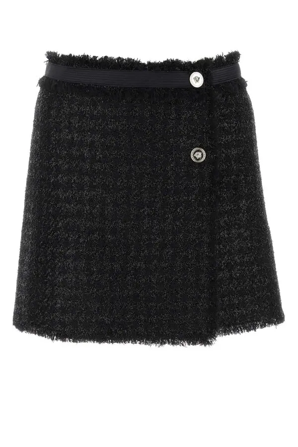 Versace Tweed Mini Skirt