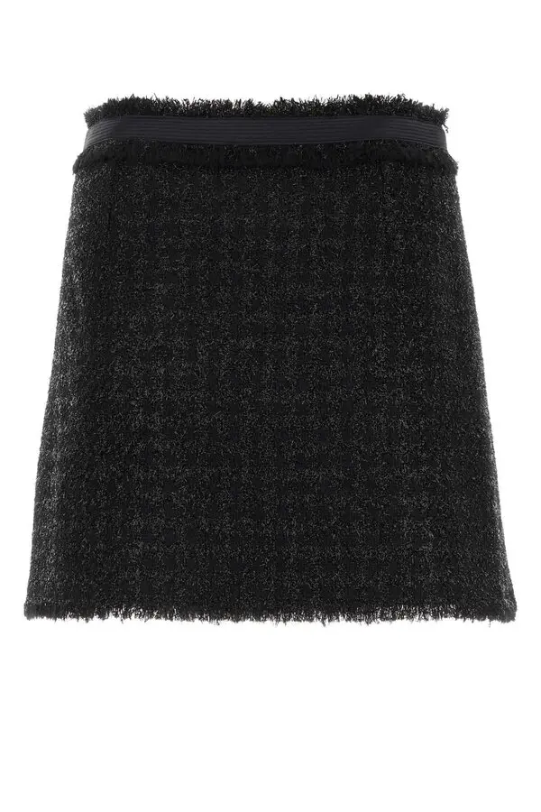 Versace Tweed Mini Skirt