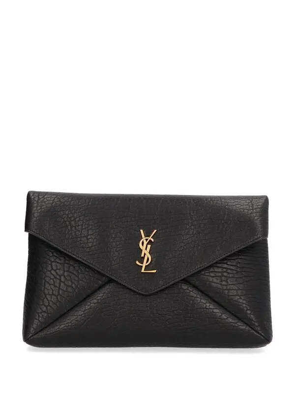 Saint Laurent Large Envelope Pouch - Black