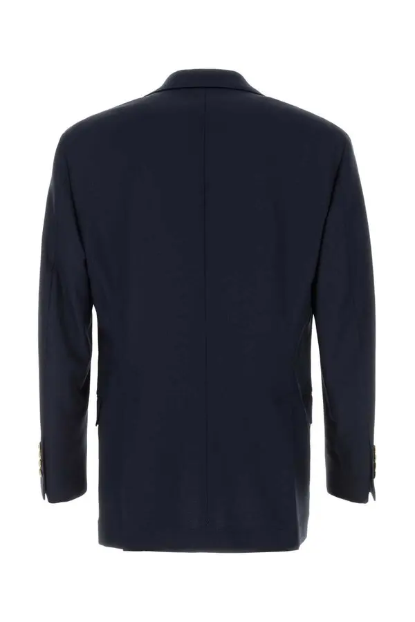 Brunello Cucinelli Navy Wool Blazer