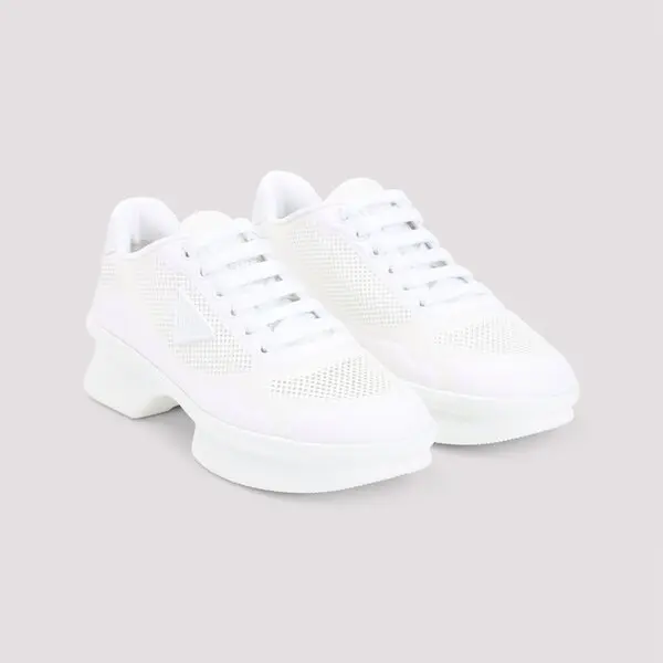 Prada Wavy Sneakers - White