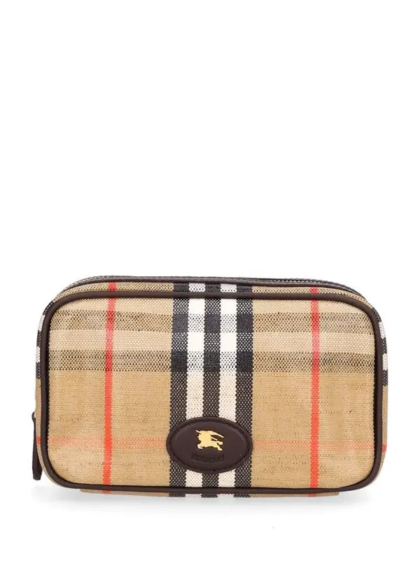 Burberry Highlands Makeup Bag - Cream