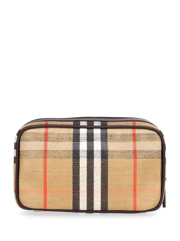 Burberry Highlands Makeup Bag - Cream