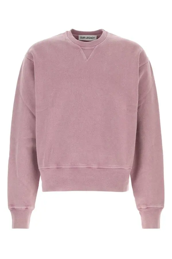 Our Legacy Antiqued Cotton Sweatshirt - Pink