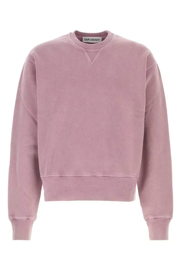 Our Legacy Antiqued Cotton Sweatshirt - Pink