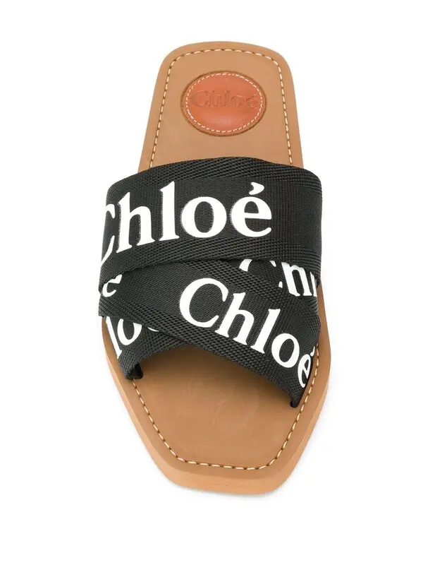 Chloé Woody Flat Sandals - Multicolor