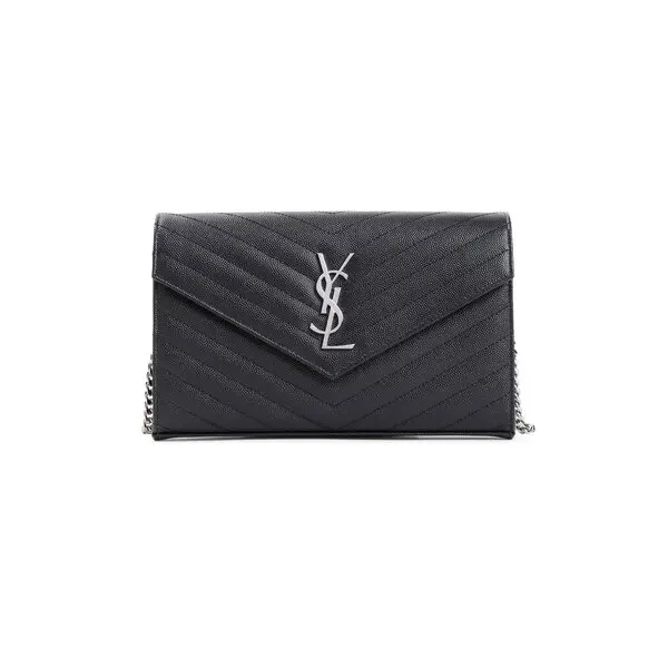Saint Laurent Chain Wallet - Black