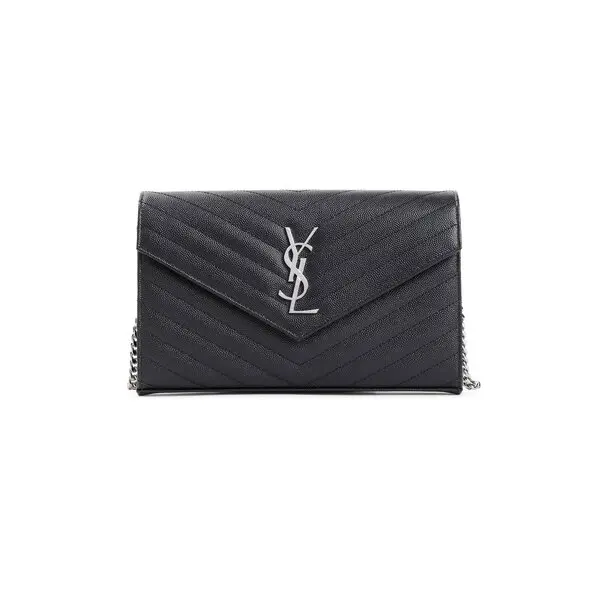 Saint Laurent Chain Wallet - Black