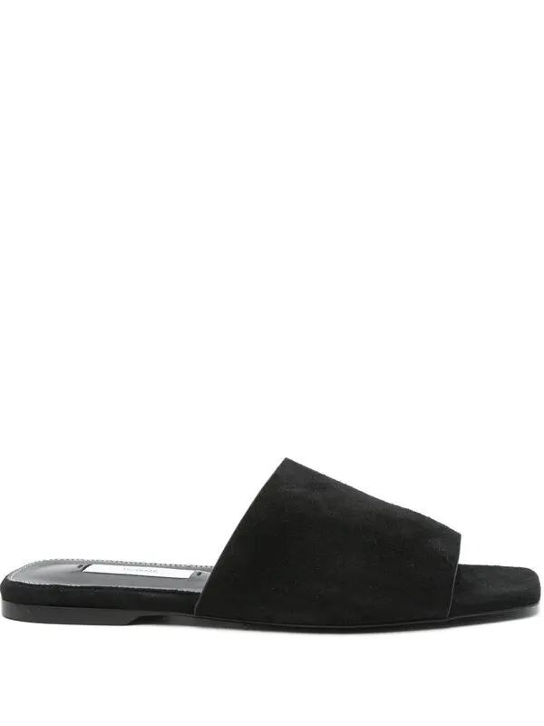 TOTEME Velvet Flat Sandals - Multicolor
