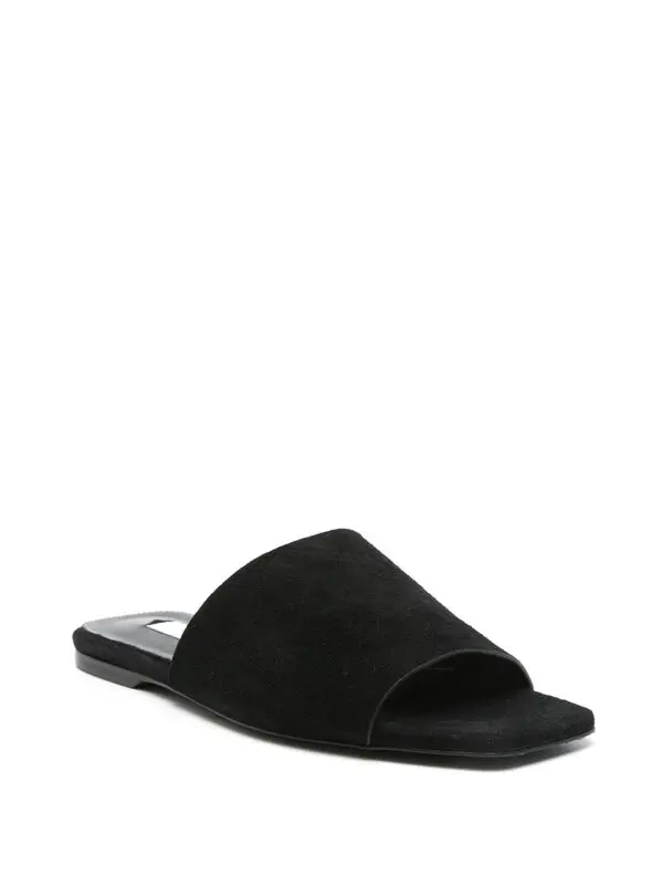 TOTEME Velvet Flat Sandals - Multicolor