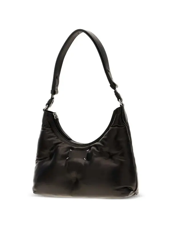 MAISON MARGIELA Glam Slam Leather Shoulder Bag - Black
