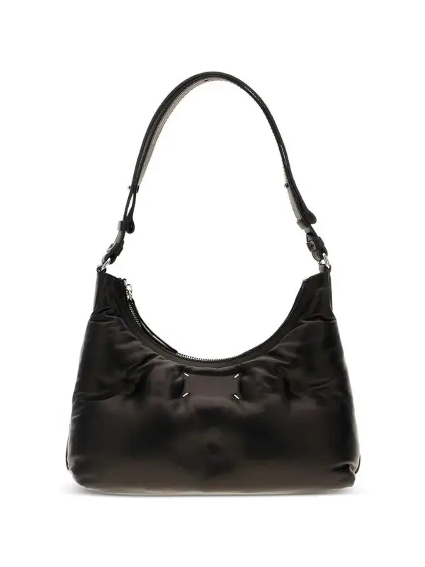 MAISON MARGIELA Glam Slam Leather Shoulder Bag - Black