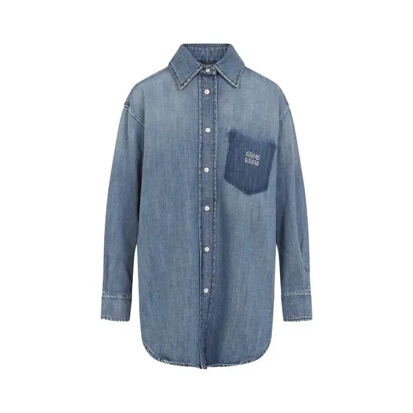 Miu Miu Denim Shirt - Blue