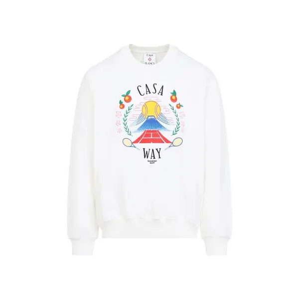 Casablanca Casa Way Sweatshirt - White