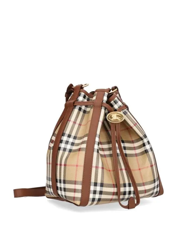 Burberry Small Check Bucket Bag