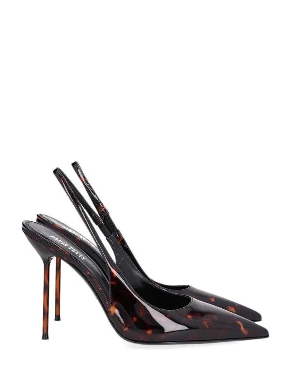 Paris Texas Lidia Slingback Pumps - Brown