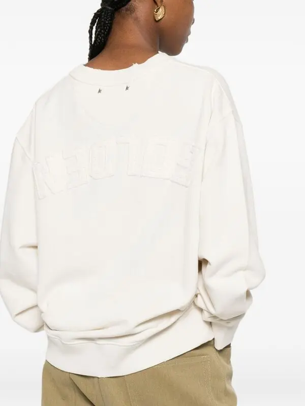 GOLDEN GOOSE Cotton Crewneck Sweatshirt - Multicolor