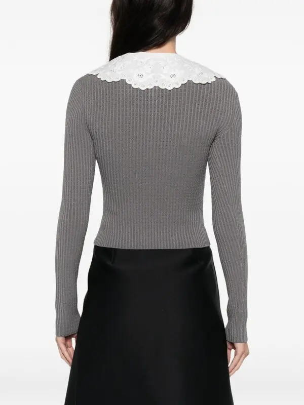 SELF-PORTRAIT Collar-detail Sweater