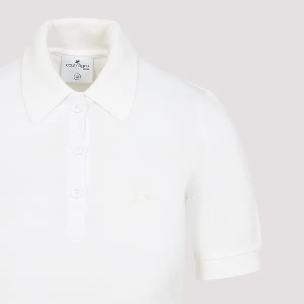COURREGES Piqué Polo Dress
