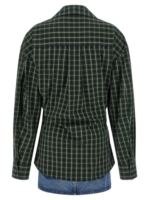 Alexander Wang Wallet Shirt Dress - Green
