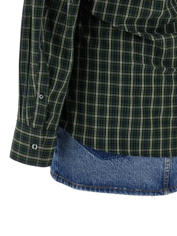 Alexander Wang Wallet Shirt Dress - Green