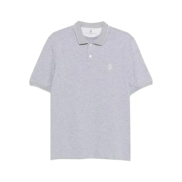 Brunello Cucinelli Grey Polo Shirts