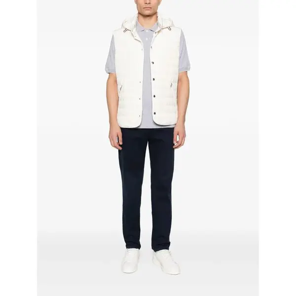 Brunello Cucinelli Grey Polo Shirts