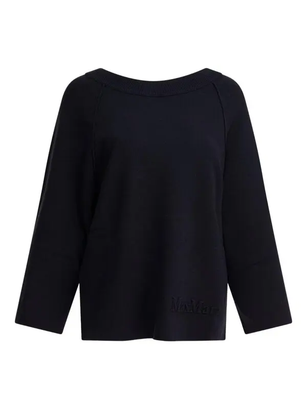 Max Mara Boat-neck Sweater - Multicolor