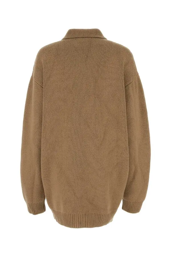 Prada Biscuit Cashmere Cardigan