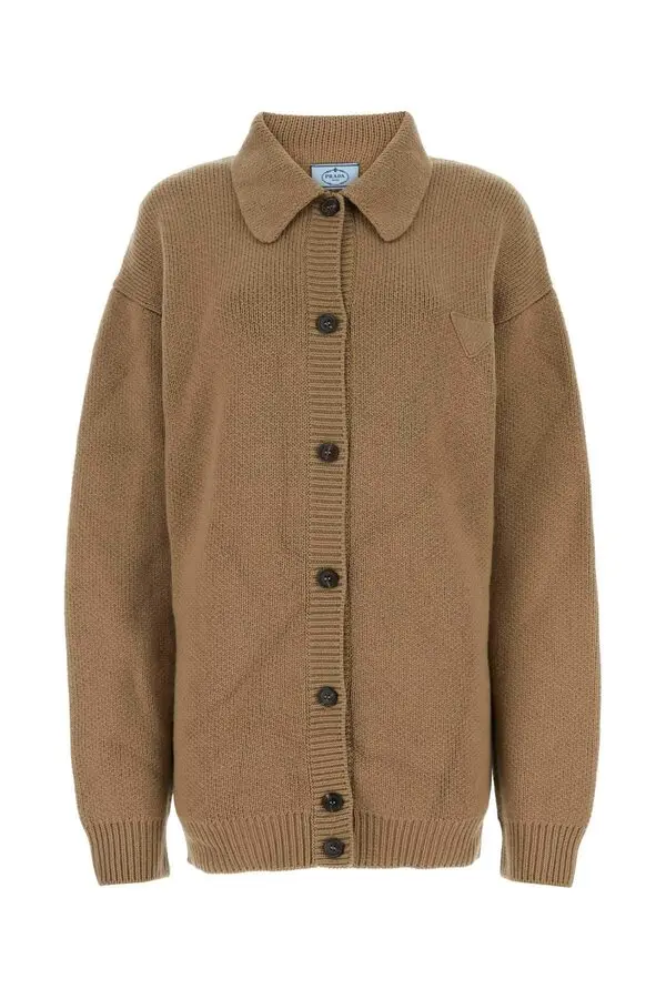 Prada Cashmere Cardigan - Brown