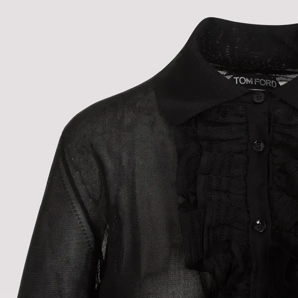 TOM FORD Ruffled Viscose Shirt