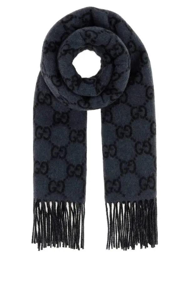 Gucci Embroidered Cashmere Scarf