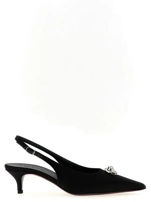 Magda Butrym Rosetta Slingback - Black