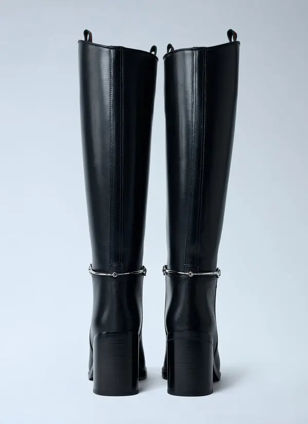 Gucci Slim Clamp Knee-high Boots