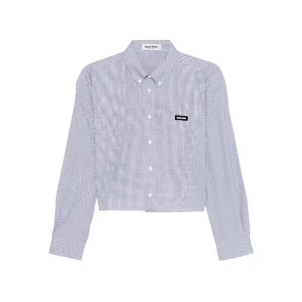 Miu Miu Tops Shirts - Blue