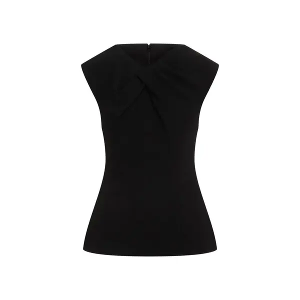 JIL SANDER Viscose Tank Top - Black