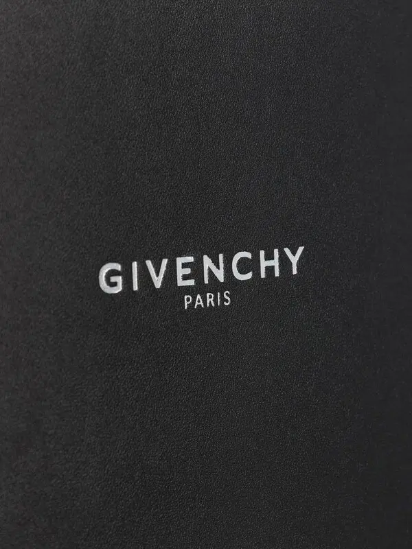 Givenchy Leather Clutch Bag With Lettering Logo On The Front