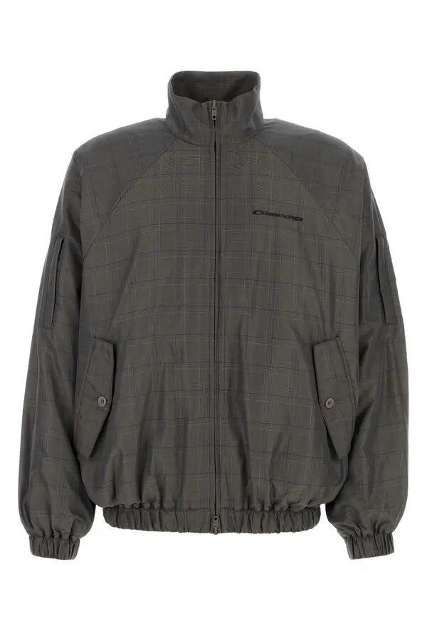 Balenciaga Embroidered Nylon Jacket - Multicolor