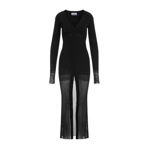 Attico Degrade Midi Dress - Black