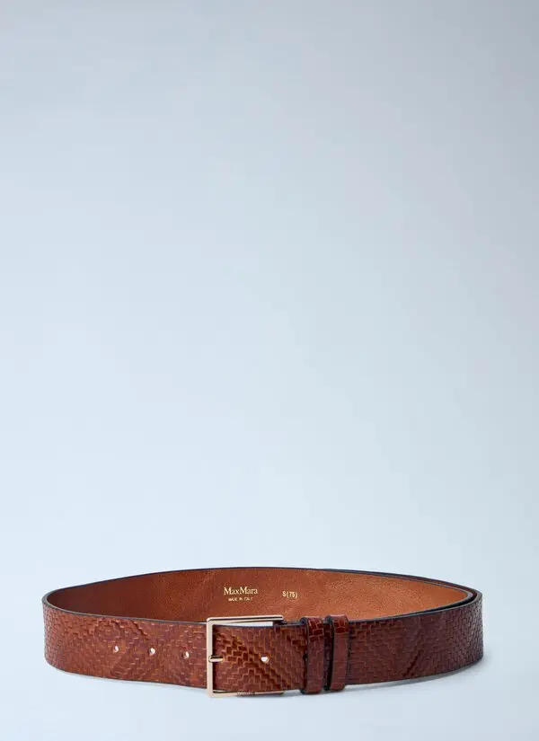 Max Mara Braided Leather Belt