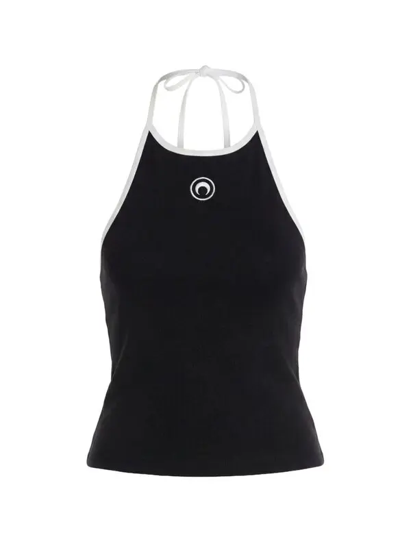 MARINE SERRE Moon Cotton Tank Top - Multicolor