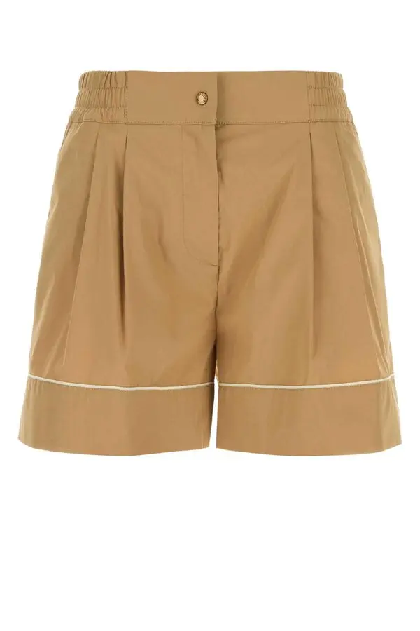 Moncler Poplin Shorts - Brown