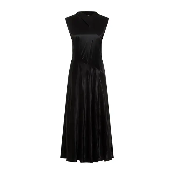 JIL SANDER Cupro Long Dress
