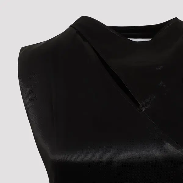 JIL SANDER Cupro Long Dress