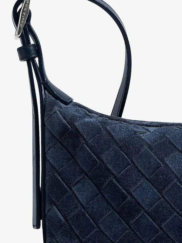 Bottega Veneta Traveler Suede Shoulder Bag