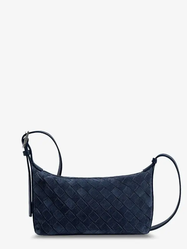 Bottega Veneta Traveler Suede Shoulder Bag - Multicolor