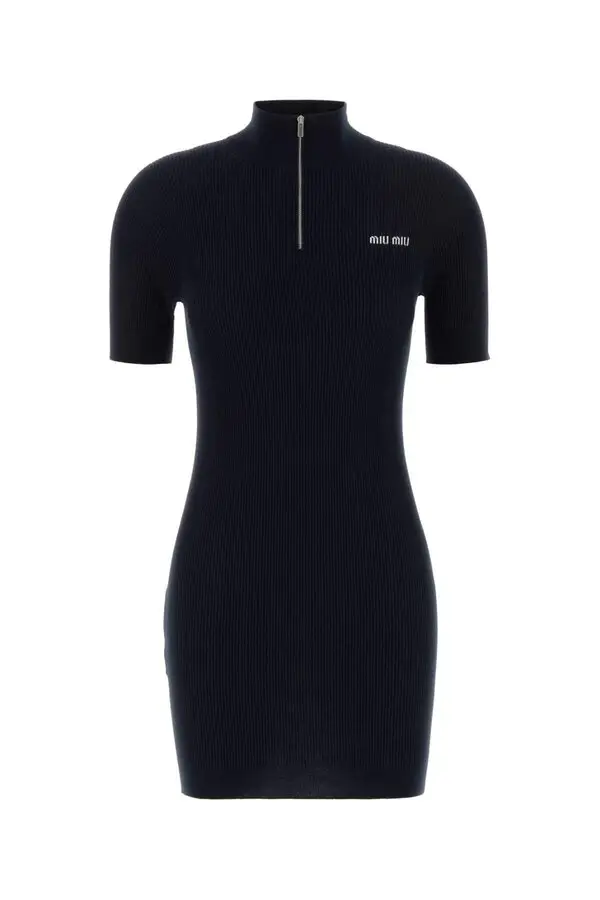 Miu Miu Cotton Dress - Blue